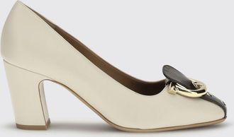 Ferragamo Escarpin FERRAGAMO Femme couleur Cr&egrave;me