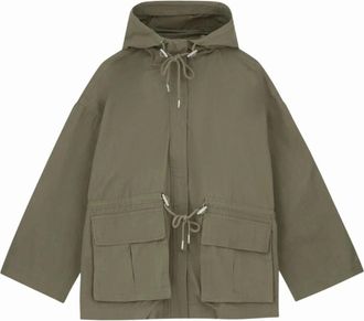 Skall Studio Femme, Manteaux, Vert, Taille: 42 FR Garden Parka Jacket