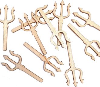 Rudolphs Schatzkiste Streudeko Dreizack Natur BxHxT 8x12,5x2cm NEU Babyspielzeug Holzspielzeug Holzfahrzeug Holztruck Spielzeug Strategiespiel Geschicklichkeitsspiel Gedul