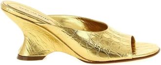Dries Van Noten Femme, Chaussures, Jaune, Taille: 36 EU Mules &agrave; talons