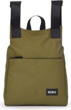 KCB Petit sac à dos antivol double | Design sûr et pratique | Poches multifonctions avec fermeture éclair | Matériau résistant | Poignées réglables | 100 