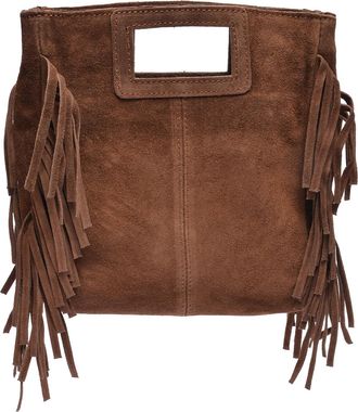Anna Luchini Kastanienbraun Rindsledertasche