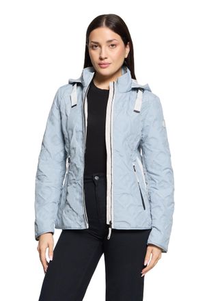 Gil Bret Outdoorjacke GIL BRET, Damen, Gr. 36, blau (arona), Web, Obermaterial: 100% Polyester, Strukturmuster, unifarben, regular fit normal, gerader Abschlus