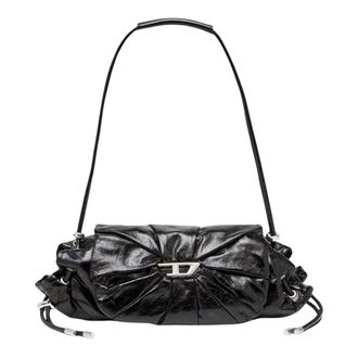 Diesel Scrunch-D Shoulder S - - Bags - Damen - Schwarzk - ONE SIZE
