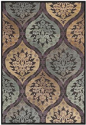 Safavieh Tapis Traditionnel Pour Salon, Salle à manger, Chambre à coucher - Paradise Collection, Tapis à poil court, Fusain et Multi, 160 X 229 cm