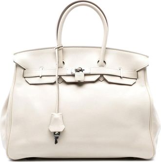 Hermès Crossbody Bags - Swift Birkin Retourne 35 - Gr. unisize - in Weiß - für Damen