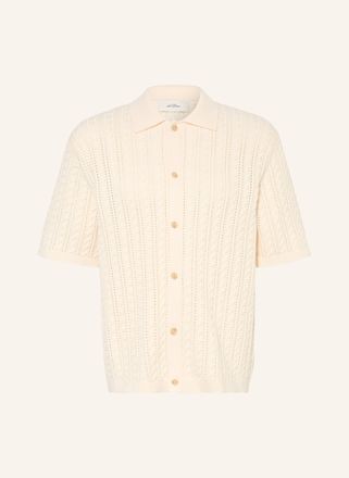 Les Deux Strickhemd Regular Fit weiss
