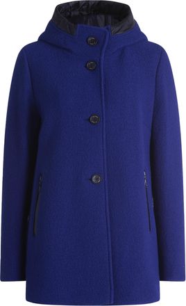 Gil Bret Damen Wolljacke mit Kapuze 40, Blueprint