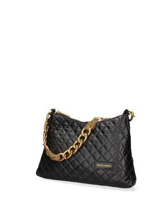 Pierre Cardin Sac à bandoulière femme Polyuréthane Polyuréthane 31x21x5 cm 6868-GN42, Noir, Taille unique