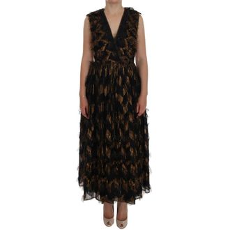 Dolce & Gabbana Langes A-Linien-Kleid - - Dresses - Damen - Mehrfarbig - 2XS