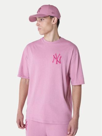 New Era New Era T-Shirt New York Yankees MLB League Essential 60596181 Rosa Regular Fit