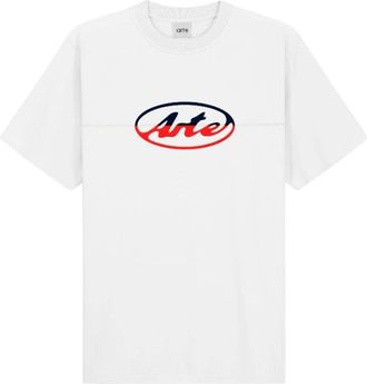 Arte Homme, Tops, Blanc, Taille: M Circle Logo Cut T-shirt