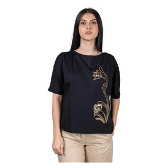 Ferrante Femme, Blouses et Chemises, Noir, Taille: 42 FR Blouse D42102