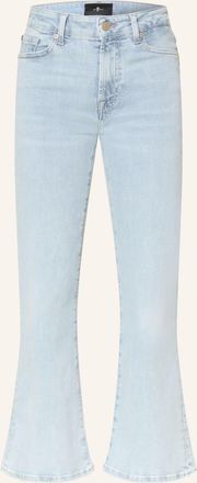 7 For All Mankind Cropped Jeans The Leggy Bootcut Crop blau