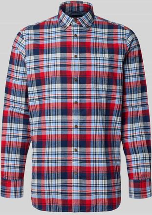 Christian Berg Freizeithemd mit Button-down-Kragen