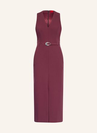 HUGO BOSS Hugo Etuikleid Katoni rot
