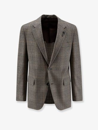 Lardini Prince of Wales wool blazer - LARDINI - gender_Man