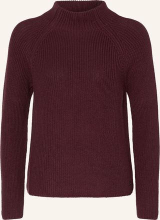 Monari Monari Rollkragenpullover rot