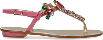 Paolo Ferrara Femme, Chaussures, Rose, Taille: 39 EU Thong Sandal