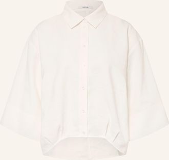 OPUS Blusenshirt Fotori Mit 3/4-Arm weiss