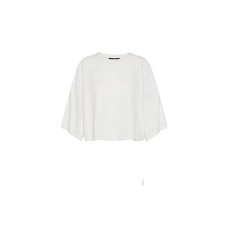Seventy Femme, Blouses et Chemises, Blanc, Taille: 40 FR Blouse en cr&ecirc;pe de viscose Cady