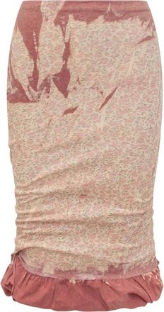 Diesel Femme, Jupes, Multicolore, Taille: 36 FR O-Pale Ruffled Skirt