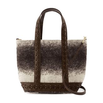 Vanessa Bruno Womens Wool Ombr&eacute; Tote Brown