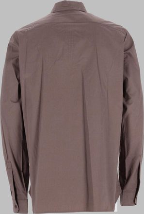 Rick Owens Work Shirt - Brown