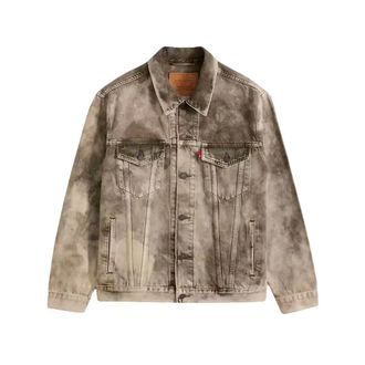 Levi's Homme, Vestes, Vert, Taille: L Relaxed Fit Trucker Camo Avenue T