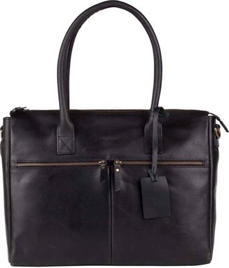 Burkely Vintage Valerie Schultertasche Leder 39 cm Laptopfach