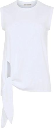 J.W.Anderson Femme, Tops, Blanc, Taille: 42 FR Hem Knot Tank Top