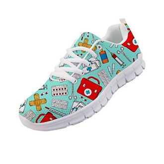 CHAQLIN Infirmière Sneakers pour Femmes Hommes Baskets Casual Course Jogging Chaussures Étudiant Sport Gym Formateurs avec Style De Modèle Taille 40 EU
