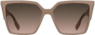 Karl Lagerfeld KL6207S Sunglasses, Nude, 57/14/140 Womens