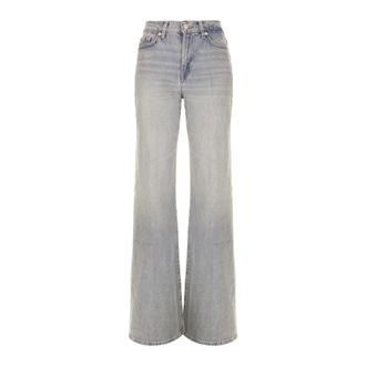 7 For All Mankind Femme, Jeans, Bleu, Taille: W30 Lotta Wide-Leg Jeans
