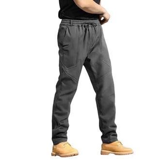 Generic Pantalon cargo l&eacute;ger pour homme - Pantalon de randonn&eacute;e dext&eacute;rieur - Pantalon de travail - Pantalon tactique d&eacute;t&eacute; avec poches - Coupe droite - Taille 