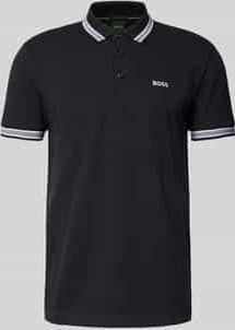 HUGO BOSS Regular Fit Poloshirt mit Label-Stitching Modell Paddy