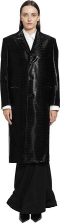 Junya Watanabe Embossed Single Breasted Coat