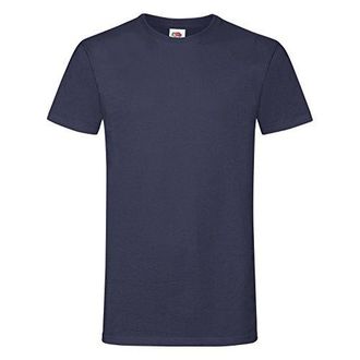Fruit Of The Loom Fruit Of The Loom - T-Shirt 100 % coton - Homme - Bleu - L