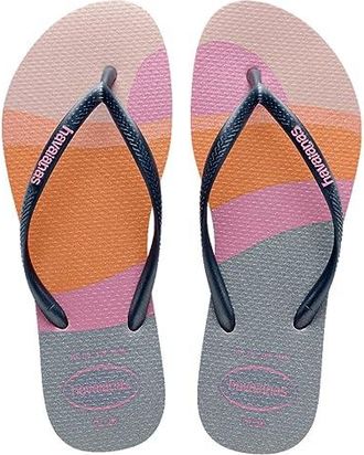 Havaianas Slim Palette Glow, Flip Flop Women, Peony Rose, 34 EU