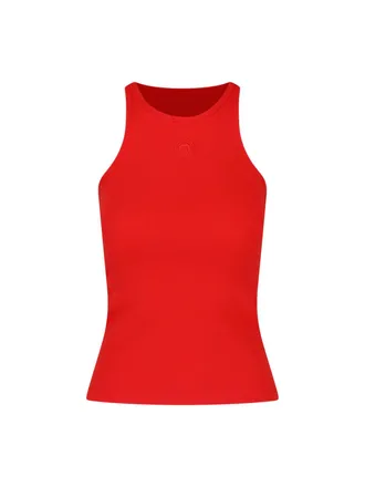 Marine Serre Cotton Tank Top