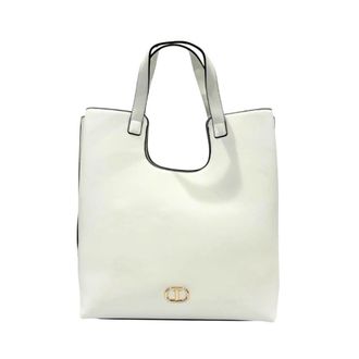 Twinset Strukturierte Schultertasche - - Bags - Damen - Wei&szlig; - ONE SIZE