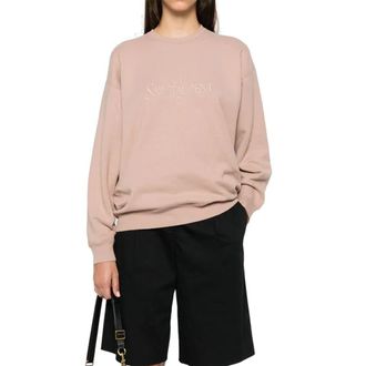 Saint Laurent Womens Multicolor Cotton Sweatshirt Clothing