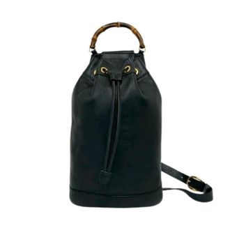 Gucci Pre-owned Bamboo Leder G&uuml;rteltasche - - Pre-owned - Damen - Schwarzk - ONE SIZE