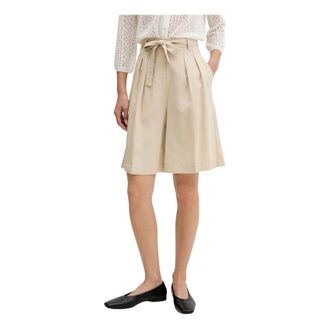 Vicolo Stoffhose mit G&uuml;rtel - - Shorts - Damen - Beige - L
