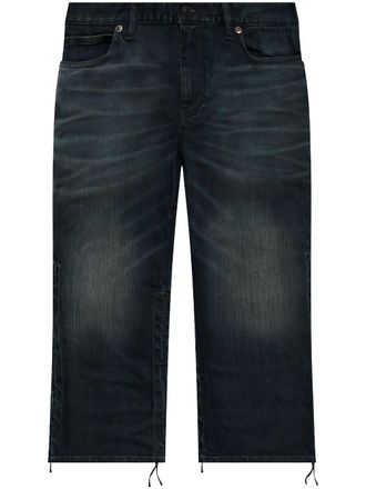 Balenciaga short en jean - Noir