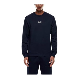 Emporio Armani Rundhals-Sweatshirt mit langen &Auml;rmeln - - Sweatshirts & Hoodies - Herren - Blau - M