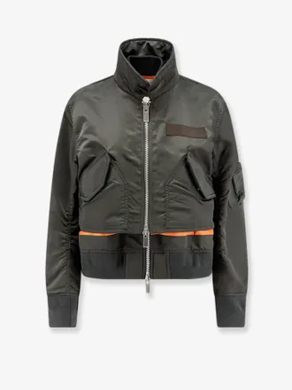 sacai Cropped nylon jacket - SACAI - gender_Woman