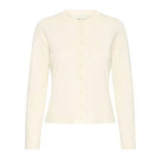 Ichi Ichi, Femme, Pulls, Beige, Taille: 38 FR Ihvalmai Cardigan