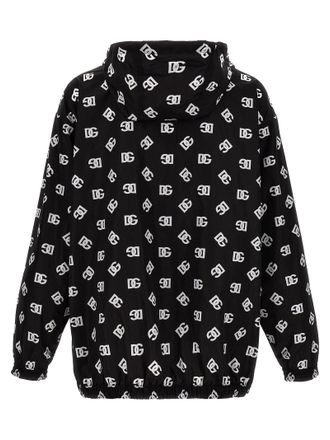 Dolce & Gabbana Mens Bicolor Polyester Shell Jacket Clothing