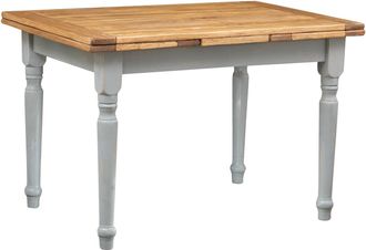 Biscottini International Esstisch ausziehbar Made in Italy 120x80 cm | Esstisch Holz massiv | K&uuml;chentisch ausziehbar